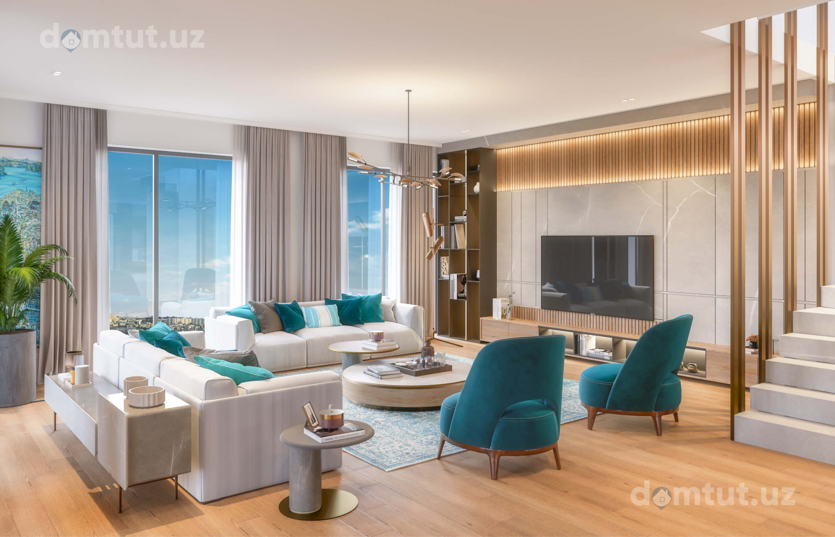 Yangi Qoyliq turar-joy majmuasi | Yangi binolar Oltin uy Toshkentda | Domtut