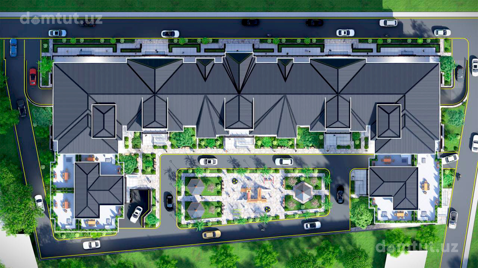 Erus Empire turar-joy majmuasi | Yangi binolar Oltin uy Toshkentda | Domtut