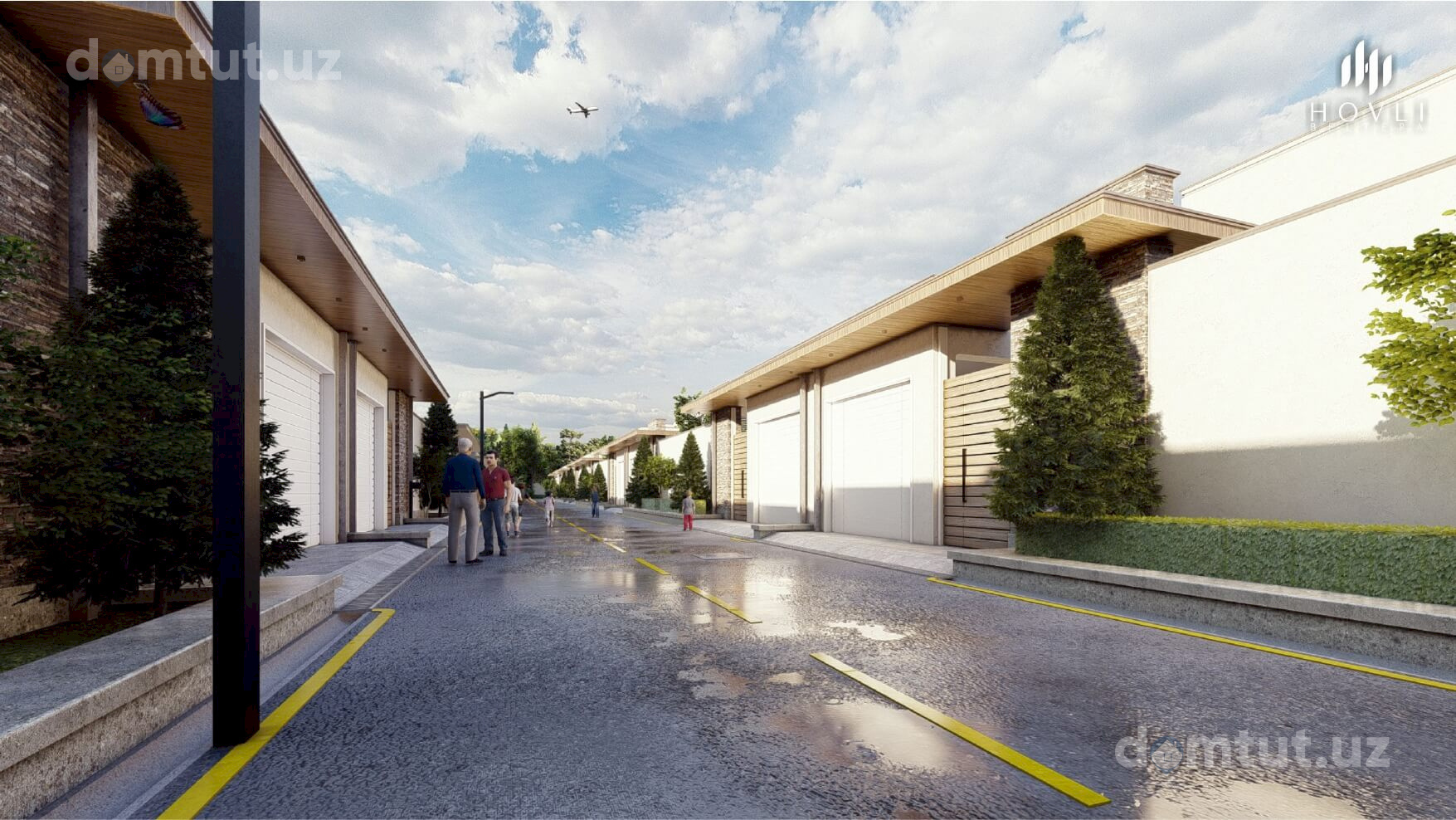 Коттеджный городок в Ташкенте Hovli Beltepa | Domtut