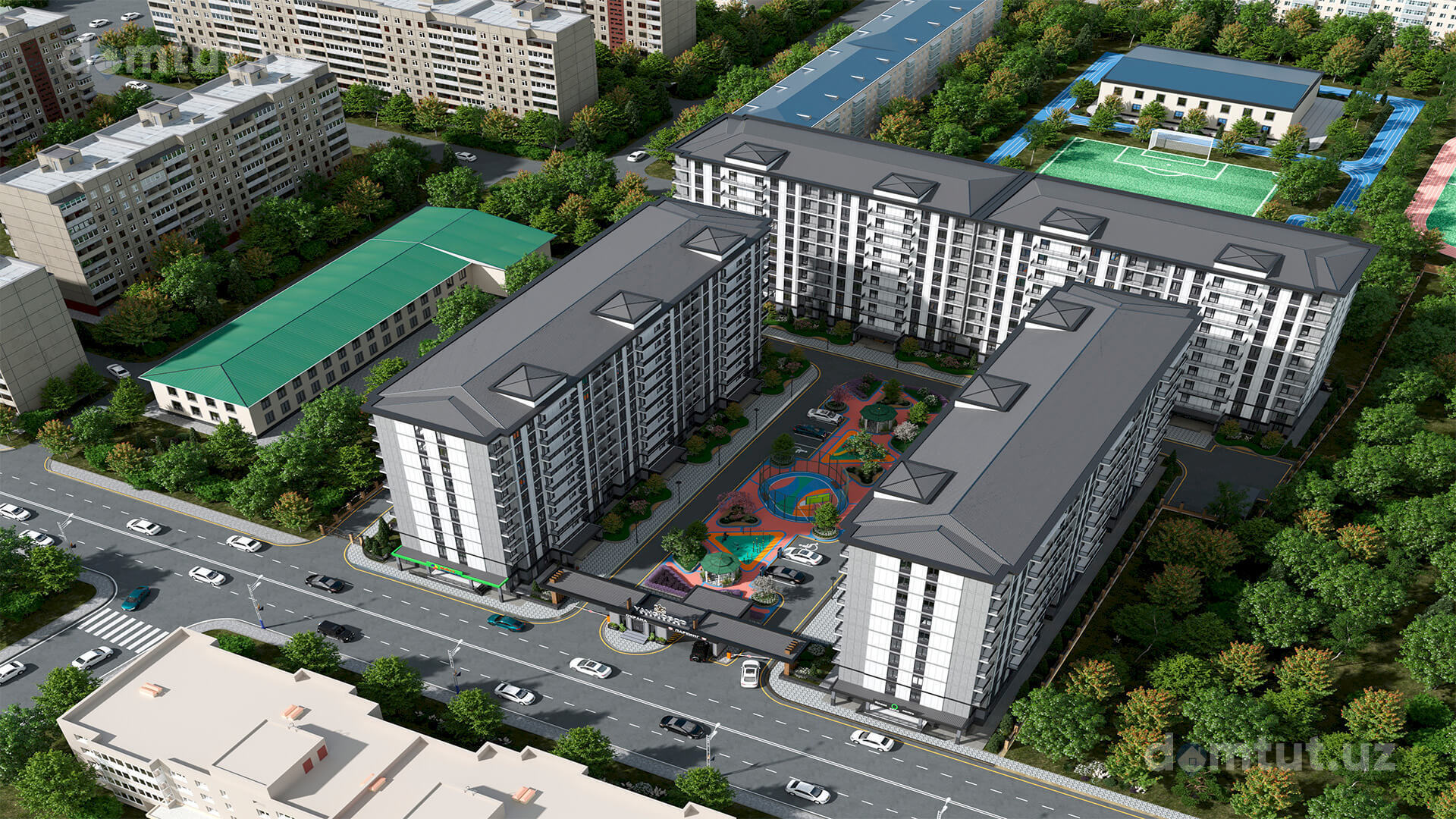 Жилой Комплекс Yangiobod Residence | Новостройки в Ташкенте | Domtut