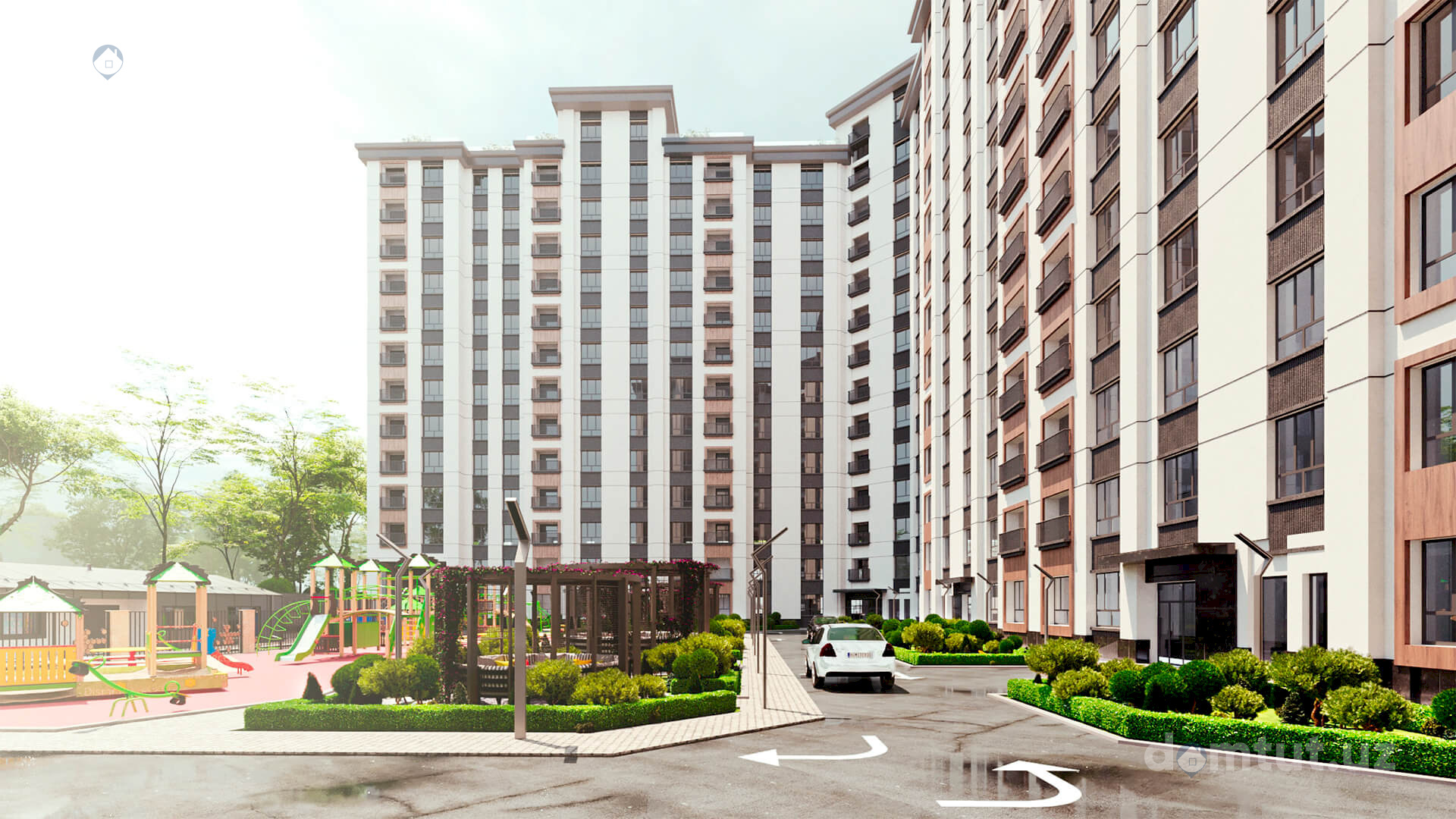 Жилой Комплекс Qorasuv River Residence | Новостройки в Ташкенте | Domtut