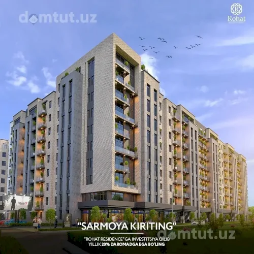 Rohat turar-joy majmuasi | Toshkentda yangi binolar | Domtut